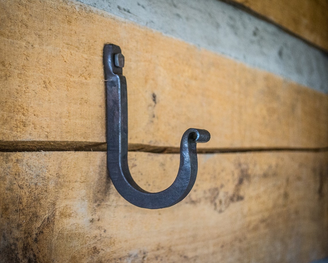 Hand Forged Gun Hooks Frontier Style Set of 2 - Etsy