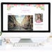 Blogger Template - Caroline, Blog Design Template, Blog Theme, Blogger ...