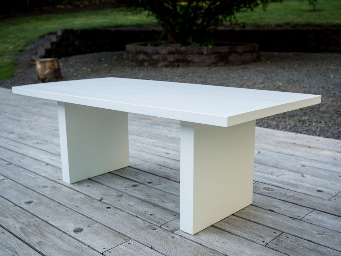 Modern White Coffee Table - Etsy
