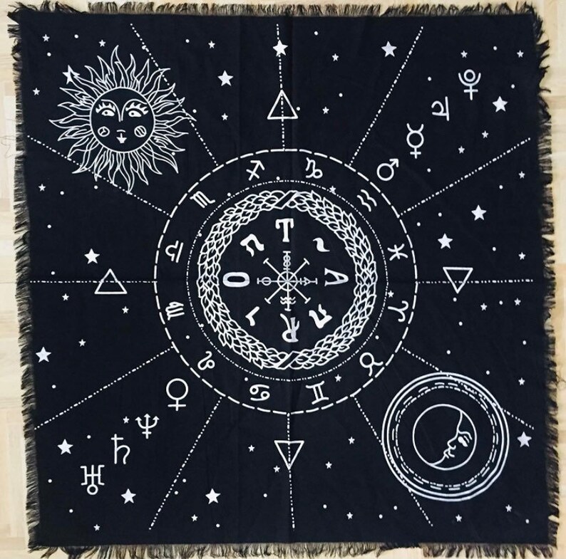 Altar Cloth Tarot Deck Cloth Pendulum Reading Cloth Shrine - Etsy