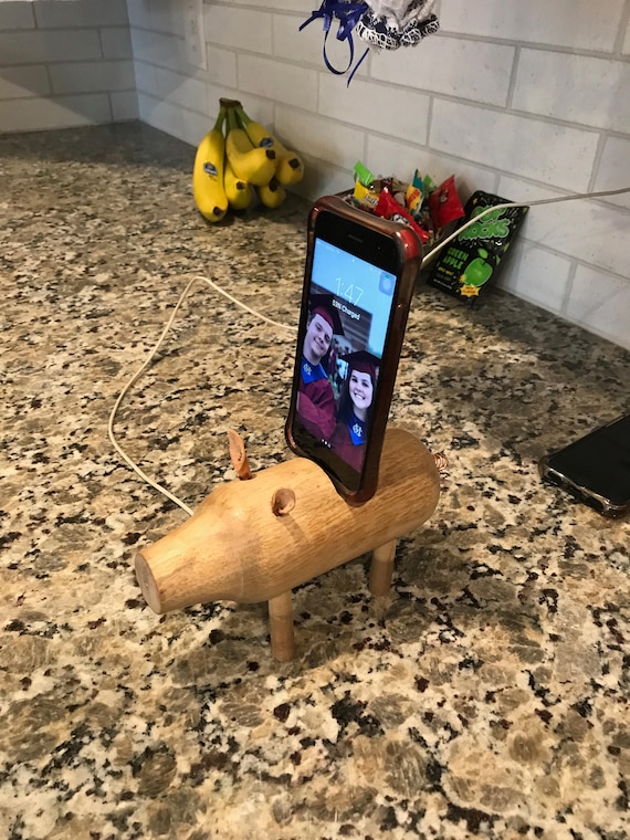 Hand Made Pig Phone Charger - Etsy