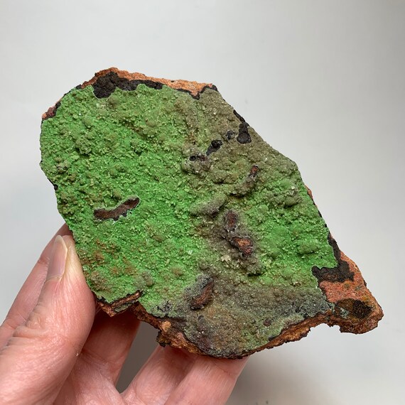 CONICHALCITE Crystal Cluster 4.7 Raw Mineral Specimen | Etsy