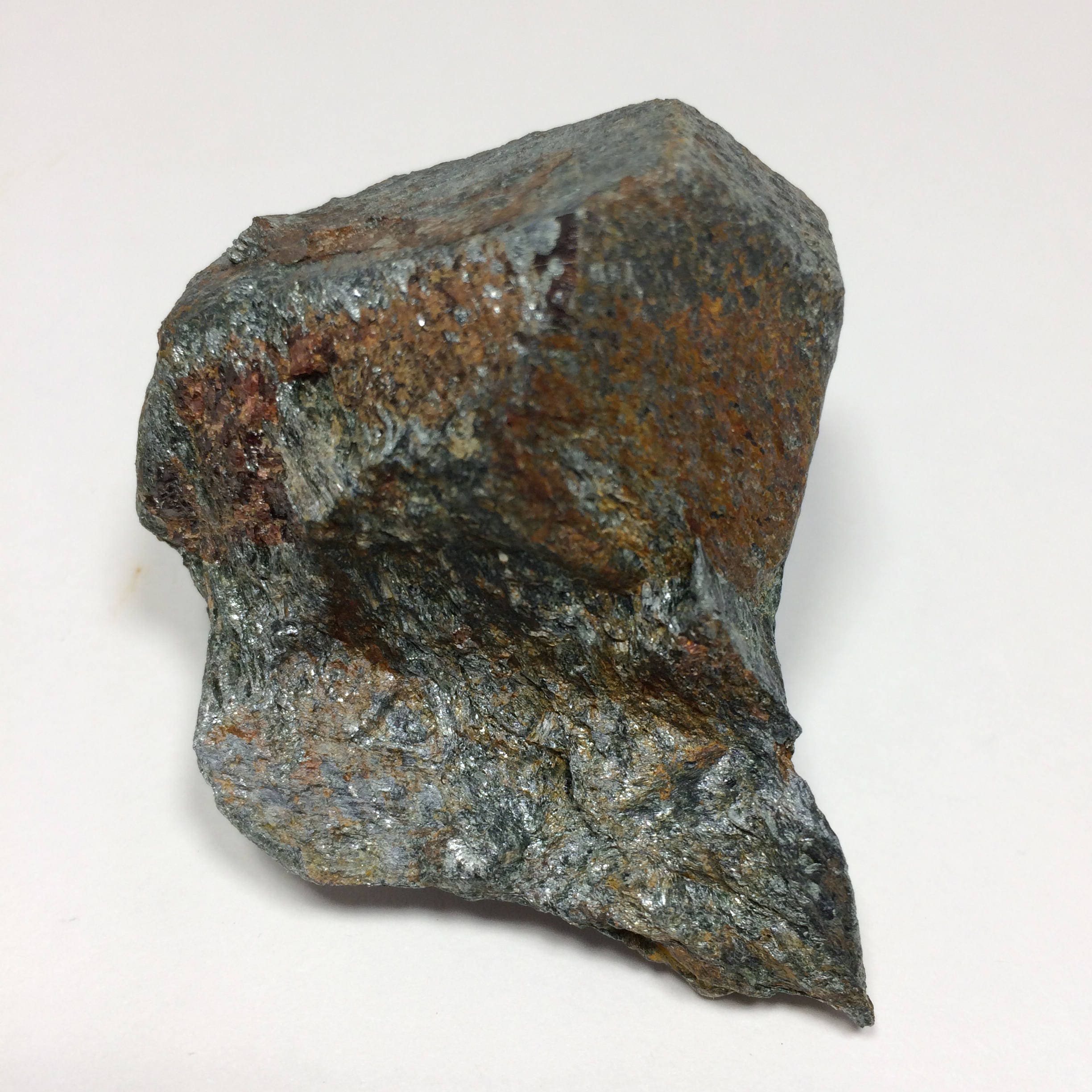 Large Raw ALMANDINE GARNET Crystal On Chlorite Schist Rough | Etsy