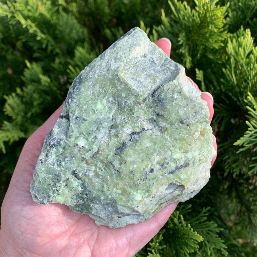 1.1lb SERPENTINE With MAGNETITE Crystal - Raw Mineral - Natural Stone ...