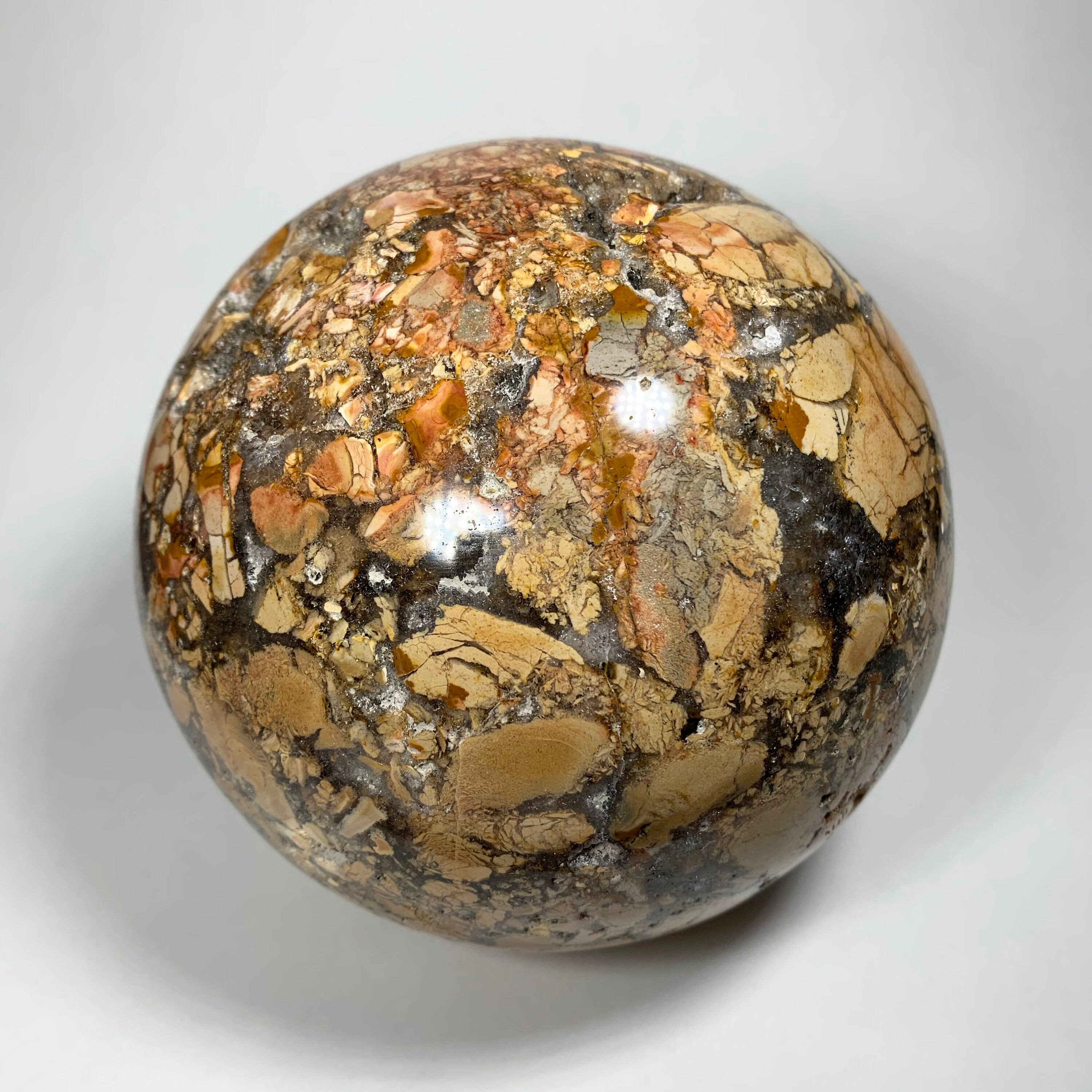 128mm IBIS JASPER SPHERE Natural Crystal Ball Polished | Etsy