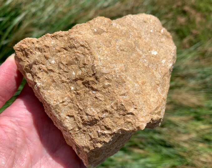 TRAVERTINE Stone 4.3" - LIMESTONE - Rough Sedimentary Rock - Calcium ...