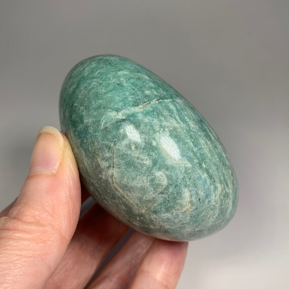 Rocks & Geodes Home & Living 118g Amazonite Palm Stone Amazonite Sphere ...