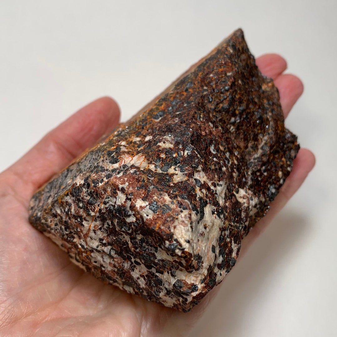 1.8lb ZINCITE FRANKLINITE WILLEMITE Crystal - Fluorescent Specimen ...