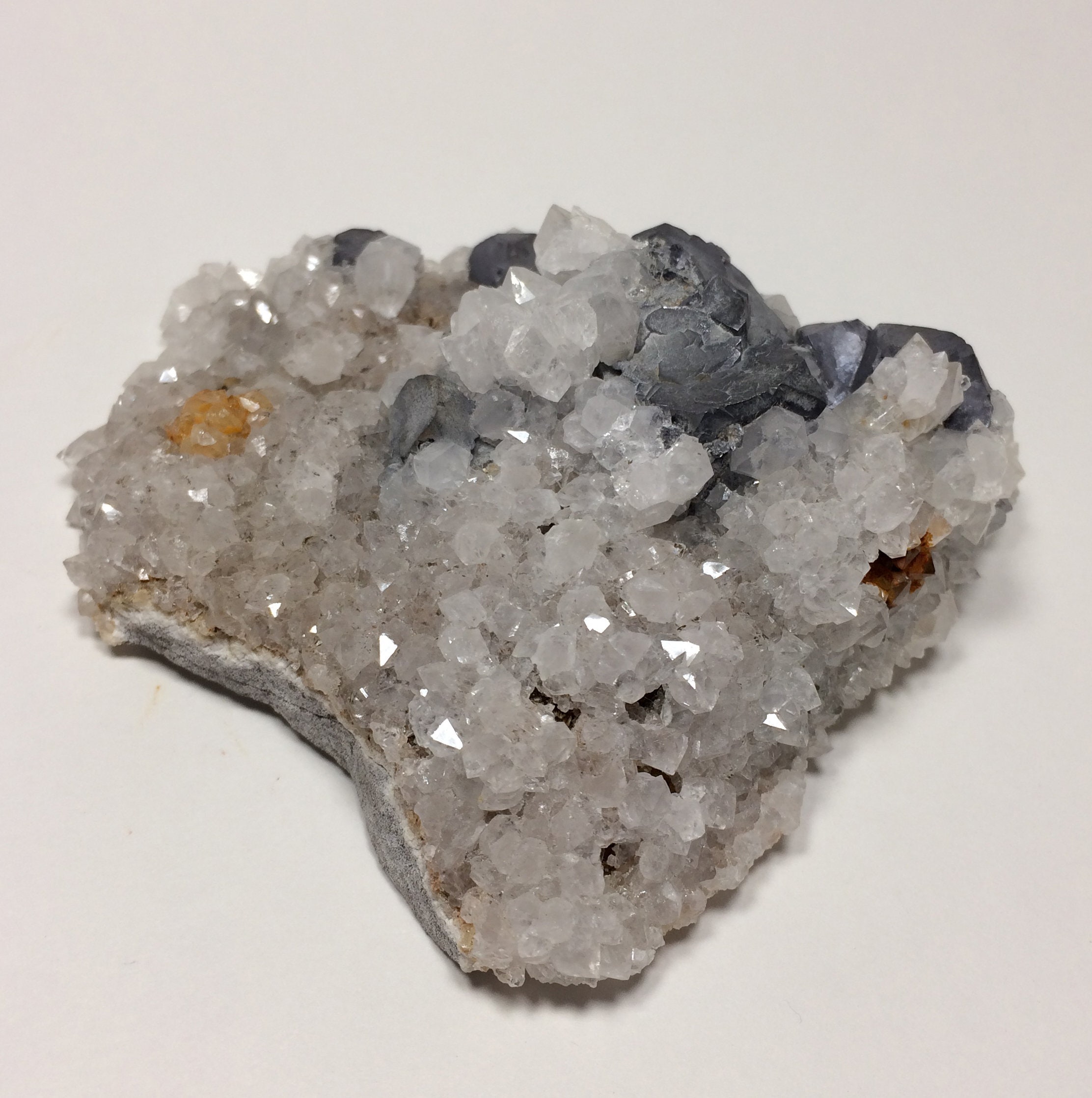 GALENA and QUARTZ Specimen - Crystal Cluster From Rare Location ...