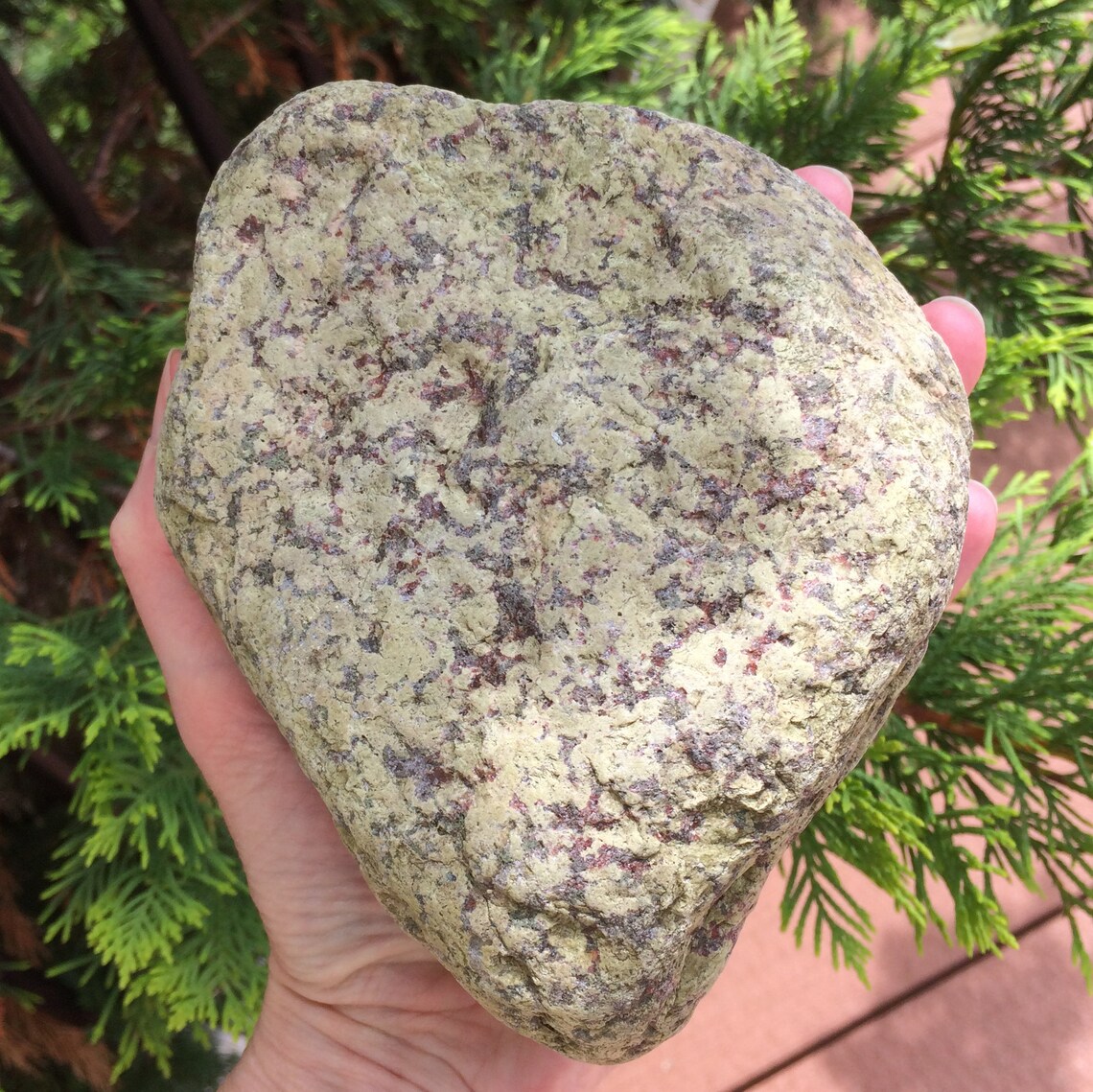 4.1lb UNAKITE Stone - Rough Metamorphic Rock - Raw Semi-precious Stone ...