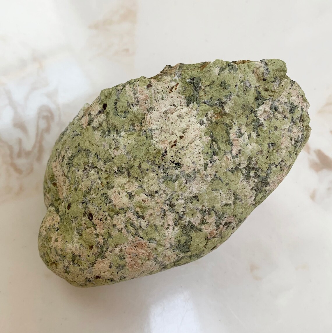 UNAKITE Stone- Rough Metamorphic Rock- Raw Semi-precious Stone ...