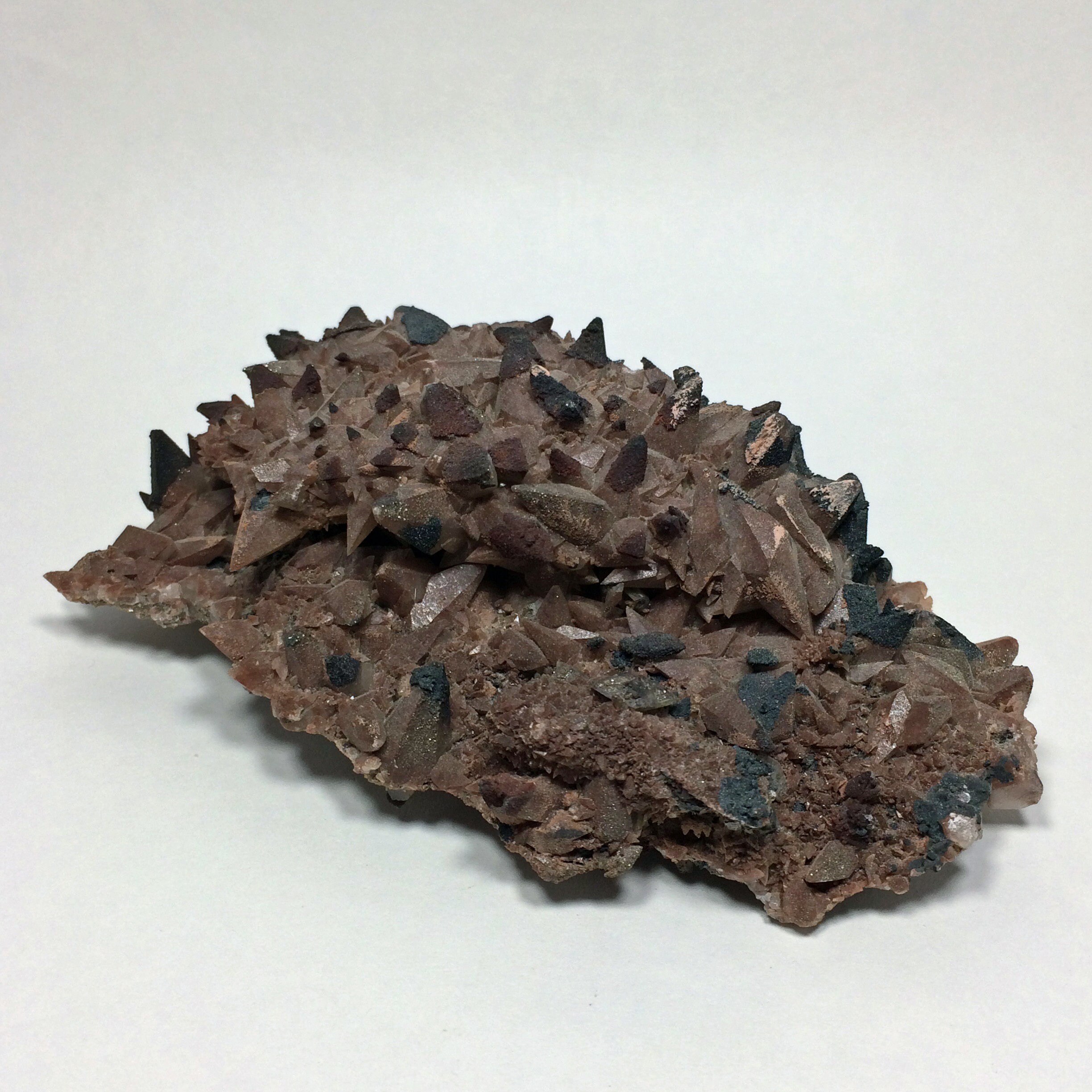 CHOCOLATE CALCITE Crystal Cluster Calcite with Barite | Etsy