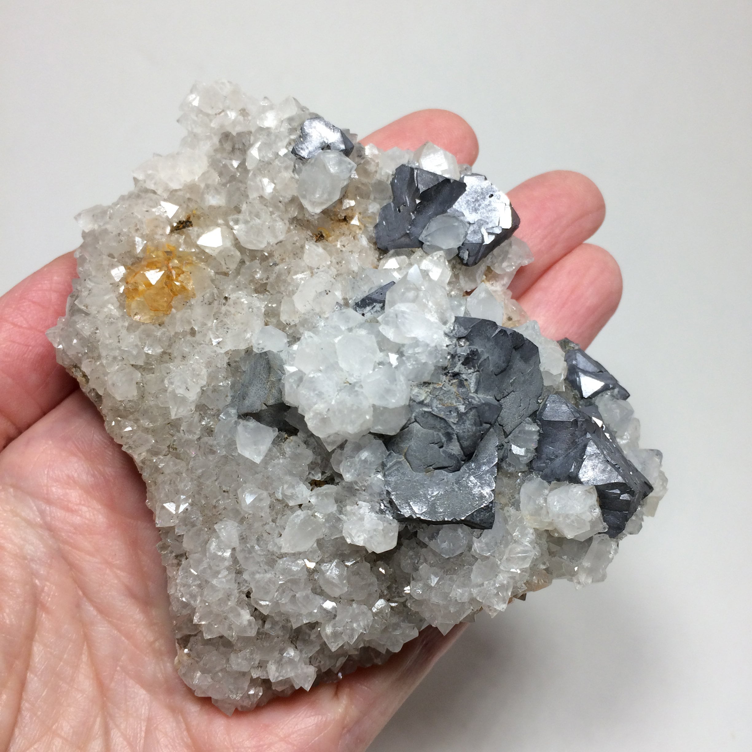 GALENA and QUARTZ Specimen - Crystal Cluster From Rare Location ...