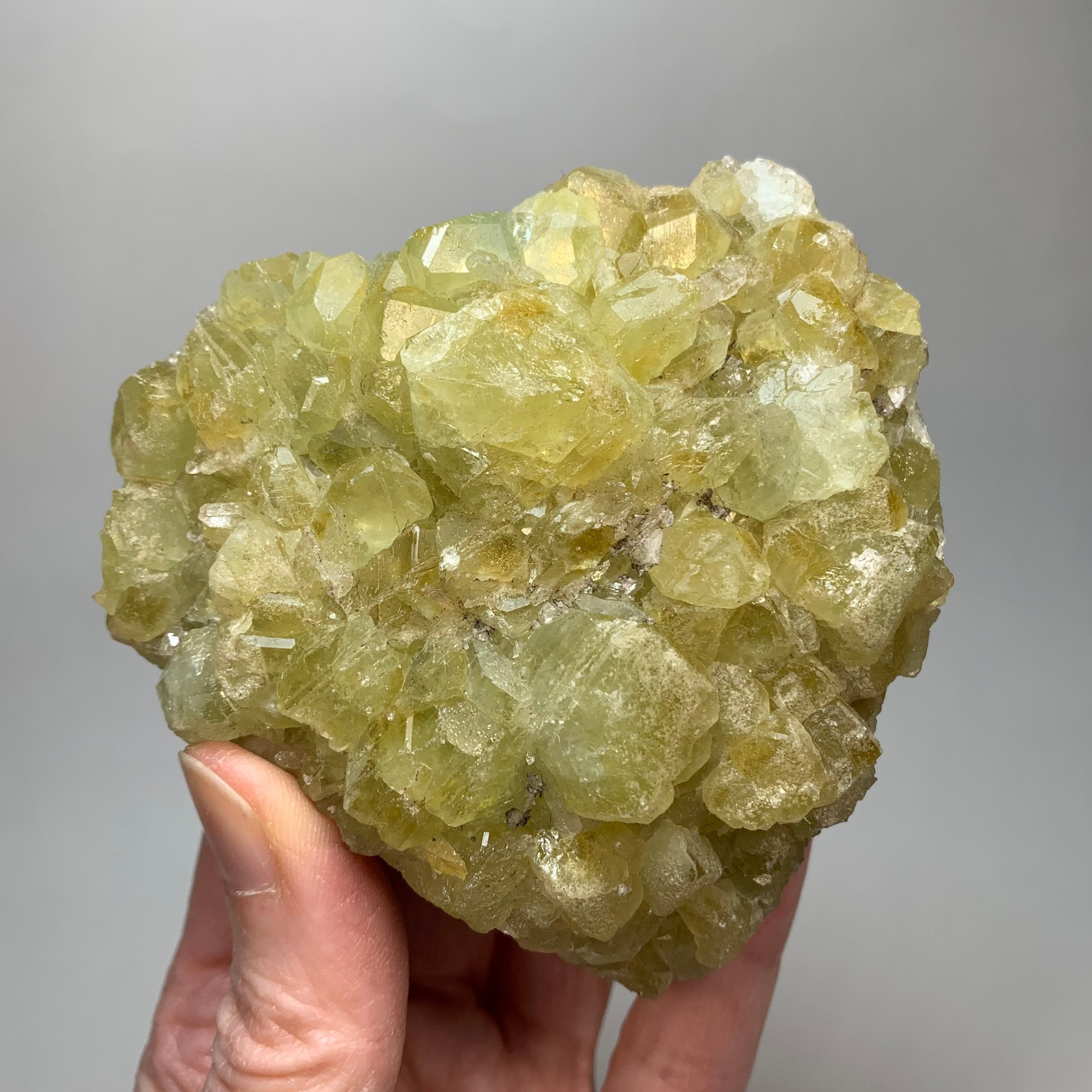 DATOLITE CLUSTER 3.4" - Gemmy Natural Crystal - Raw Mineral Specimen ...