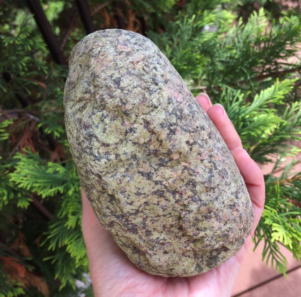 4.1lb UNAKITE Stone - Rough Metamorphic Rock - Raw Semi-precious Stone ...