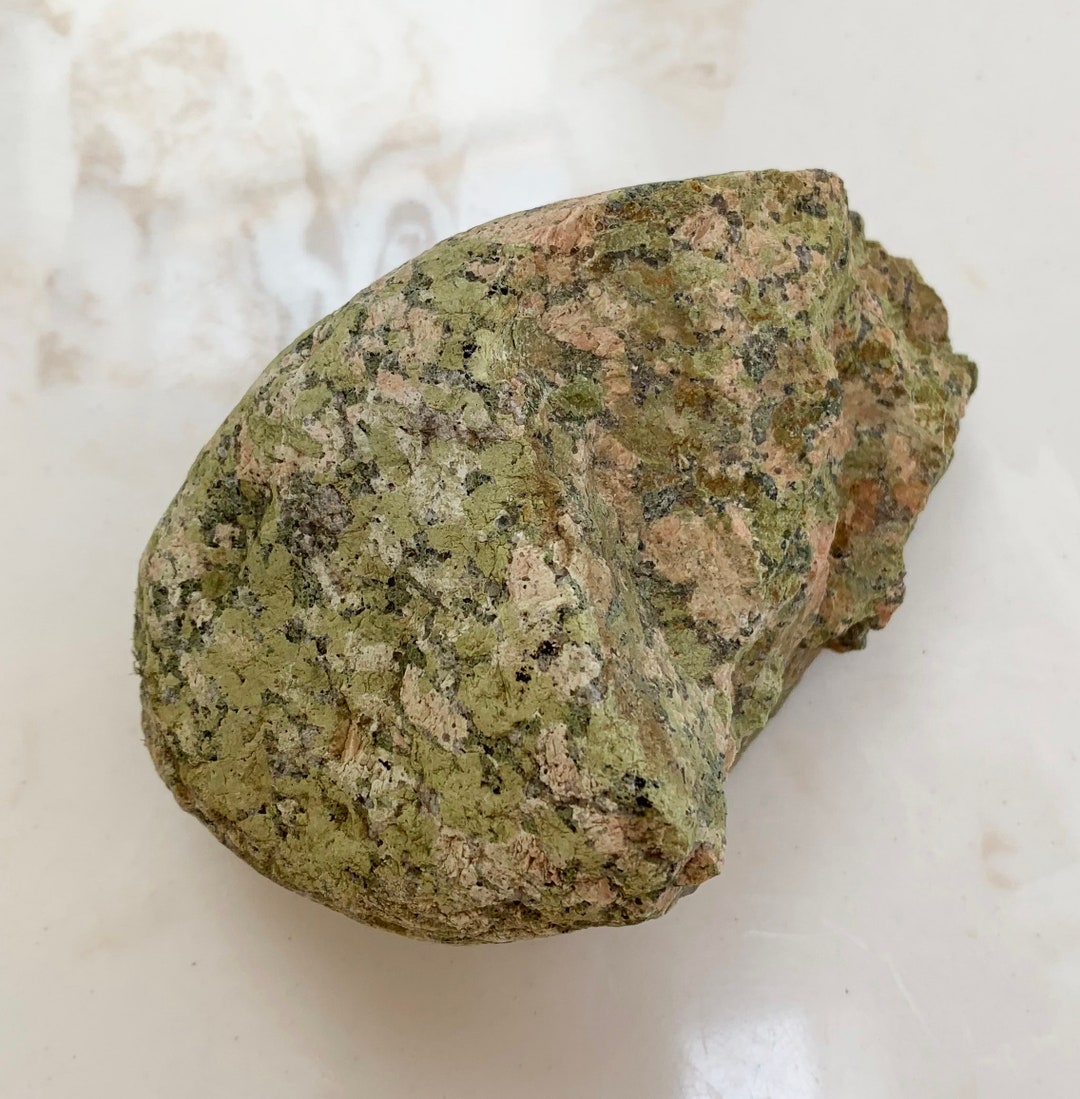 UNAKITE Stone- Rough Metamorphic Rock- Raw Semi-precious Stone ...