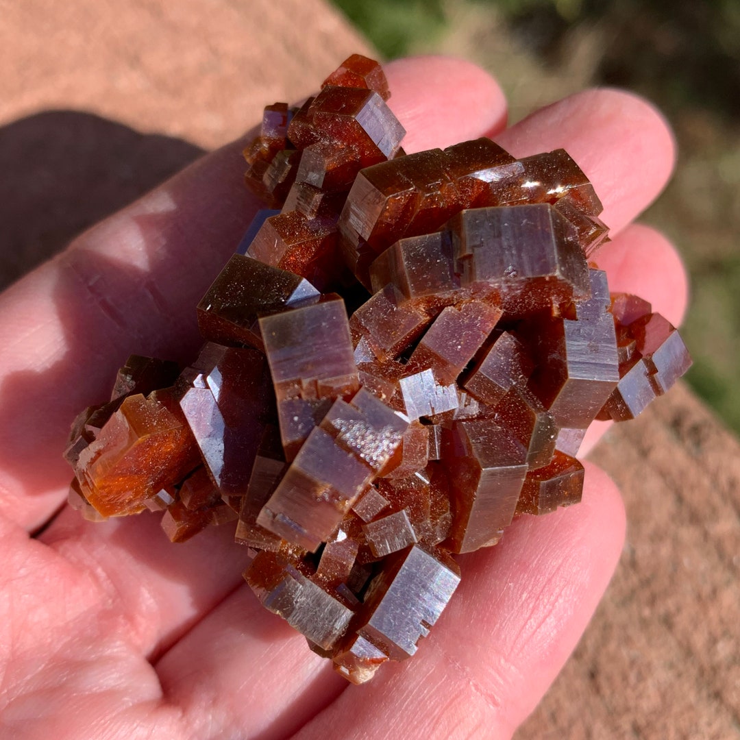 VANADINITE Crystal Cluster - Raw Natural Mineral - Collectible Specimen ...