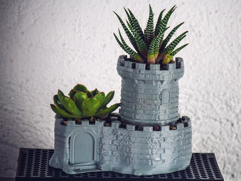 Multipurpose Castle Succulent Planter Gift for Her Unique | Etsy