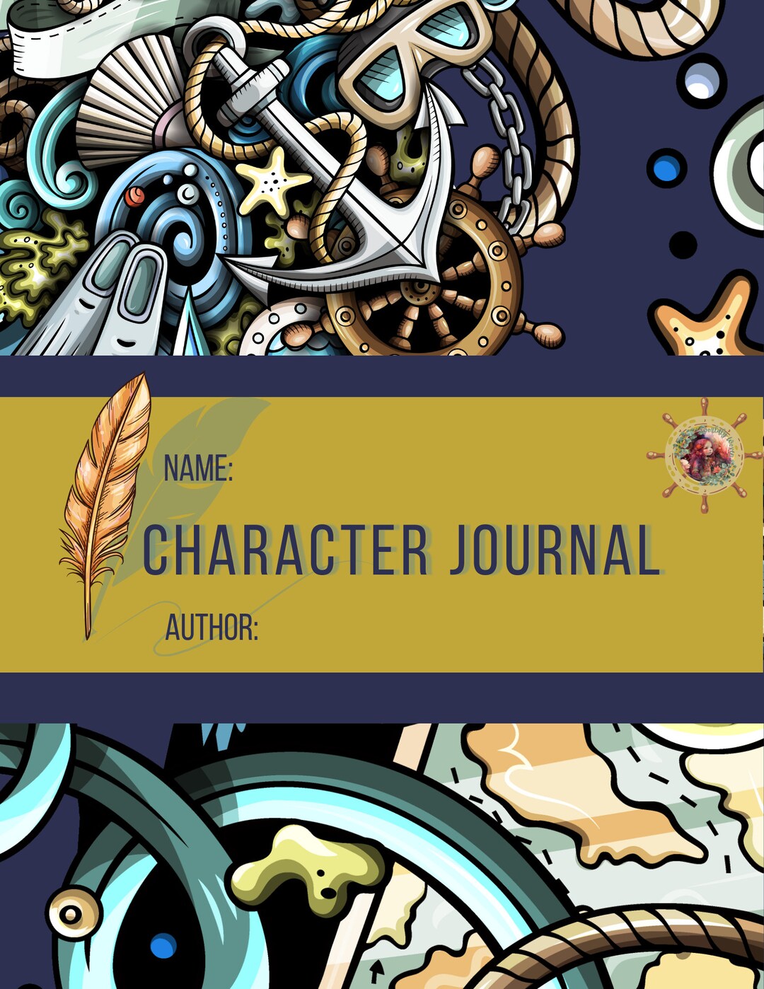 Character Workbook, Digital Printable, Character Profile, Novel ...
