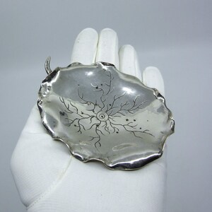 Antique Chinese Hung Chong & Co Sterling Silver Miniature Tray Organic ...