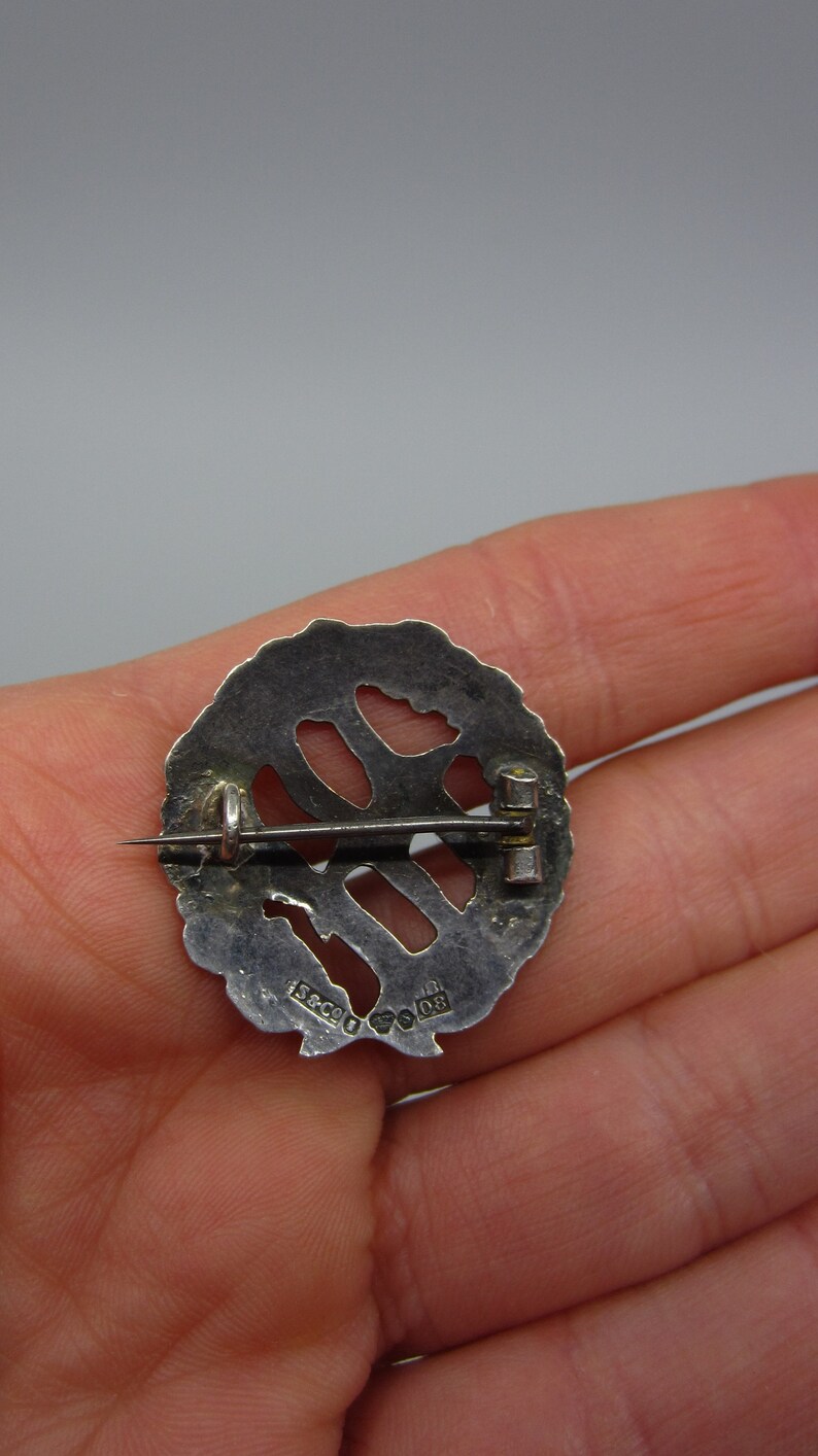 Vintage Swedish S&co Sterling Silver Brooch From 1940 Fish | Etsy