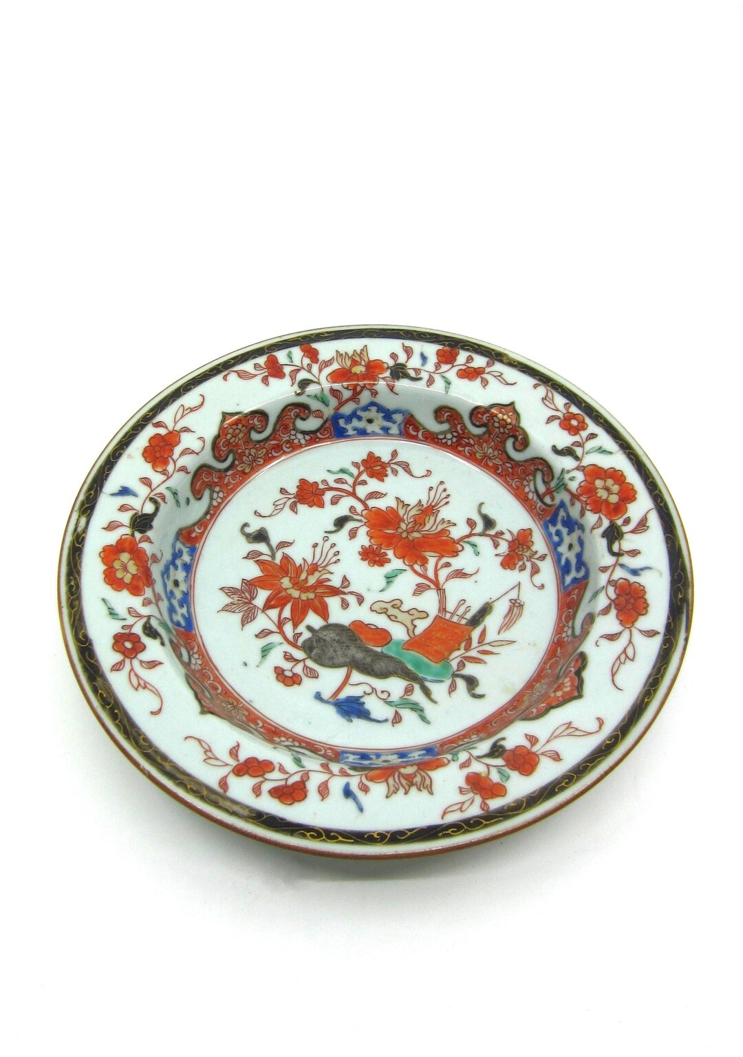 Antique Chinese Hand Painted Porcelain Dish / Bowl Early to Mid 1700s ...