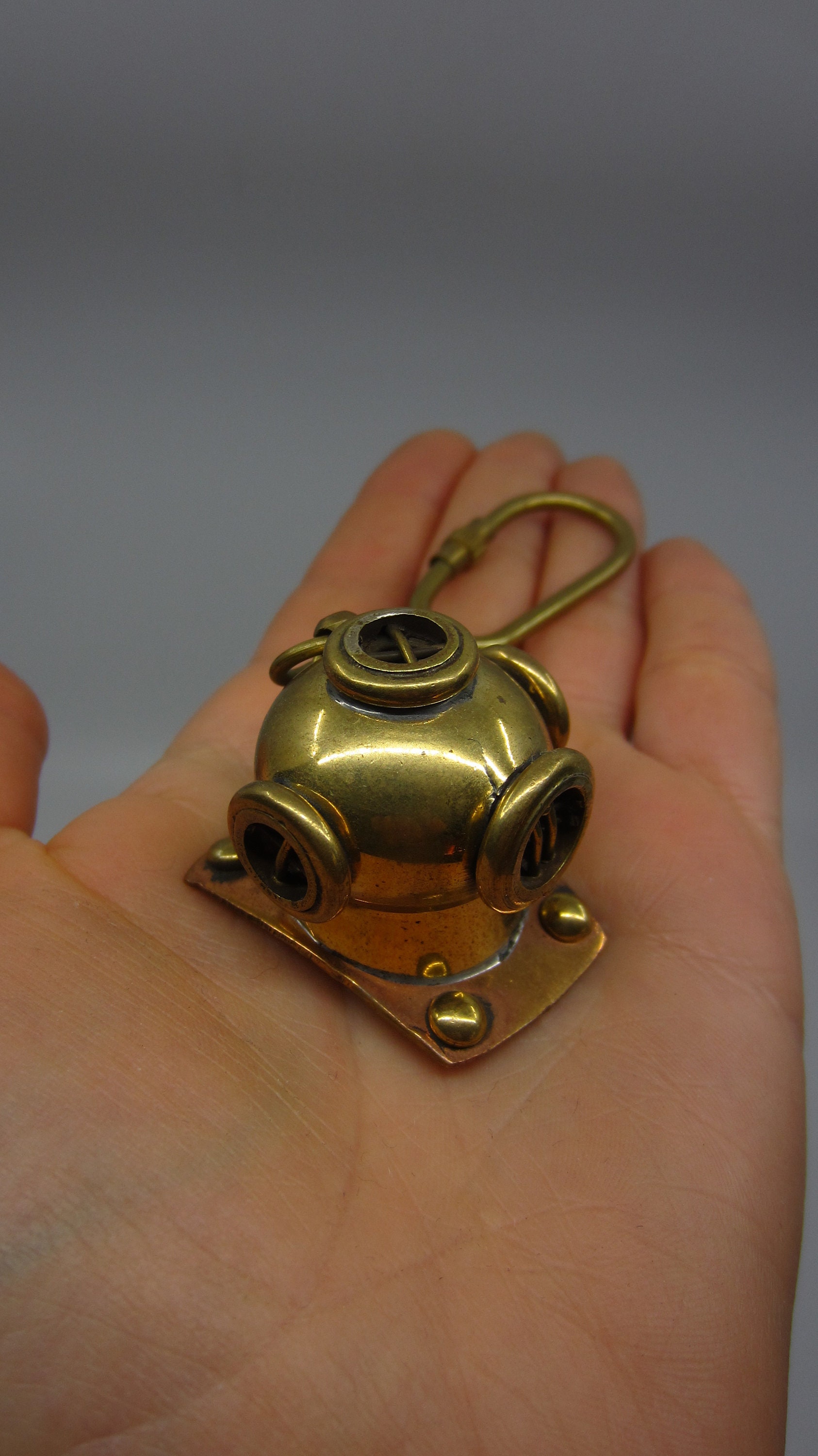 Cute Hilarious Handmade Miniature Diving Helmet in Brass & | Etsy