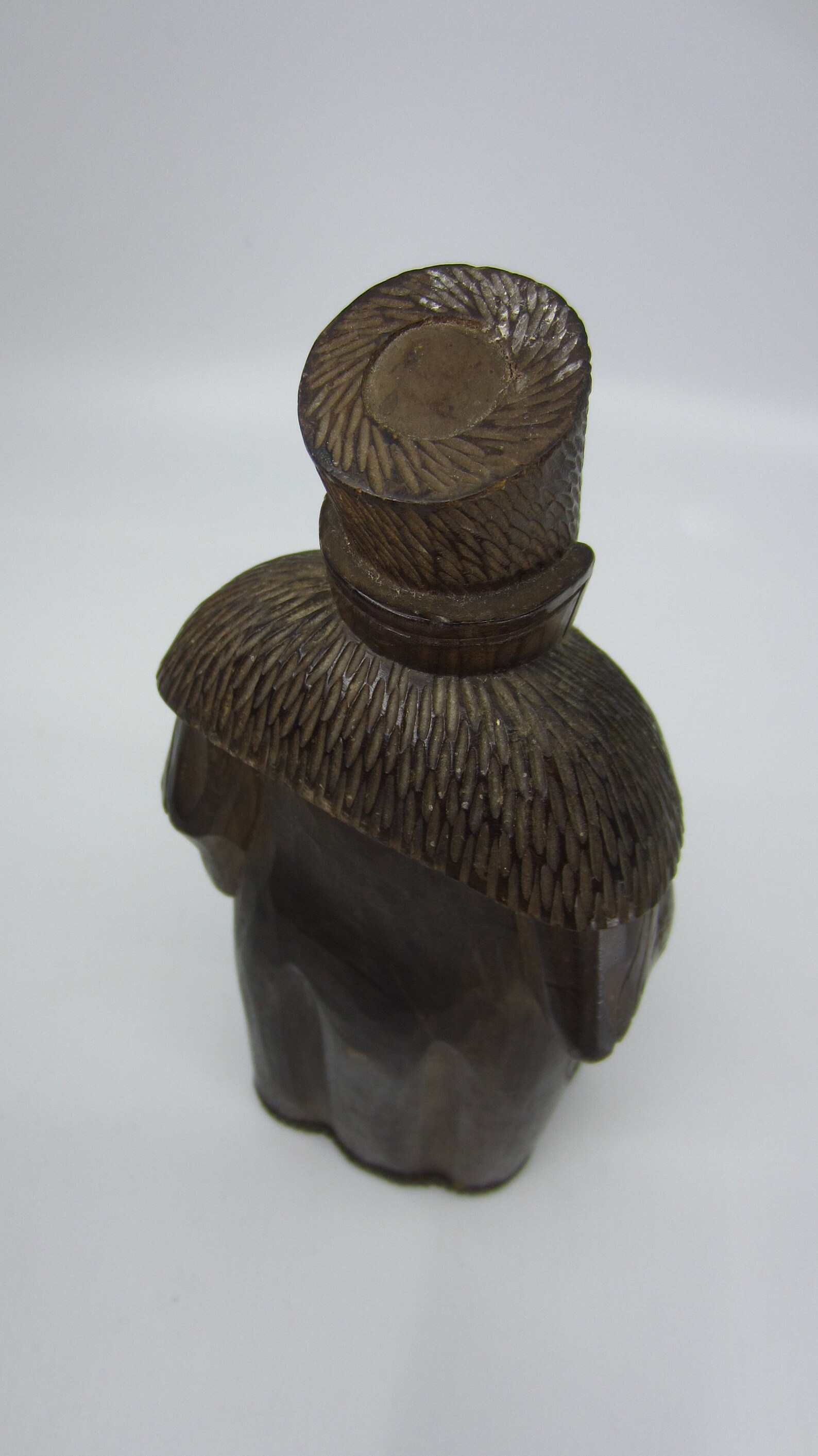 Antique Russian Carved Wooden Sculpture Boyar Signed Filka 1916 Man in ...