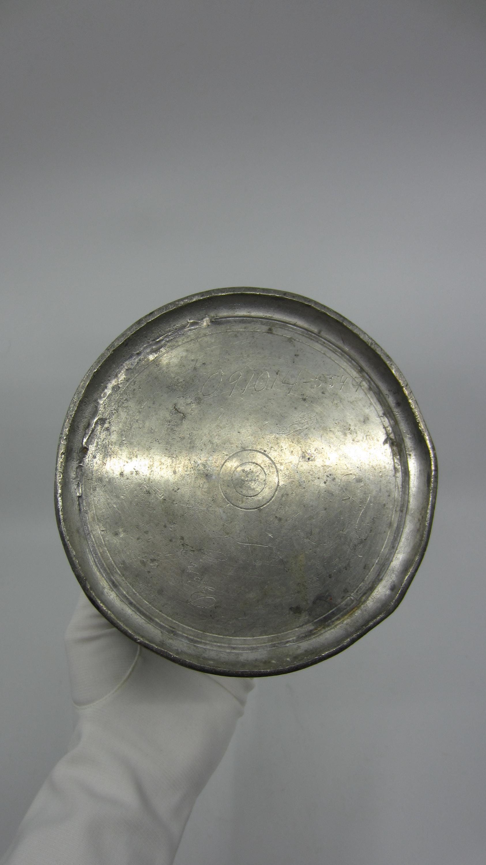 Antique Swedish Abraham Emanuel Bjurström Pewter Beer Stein / Tankard ...