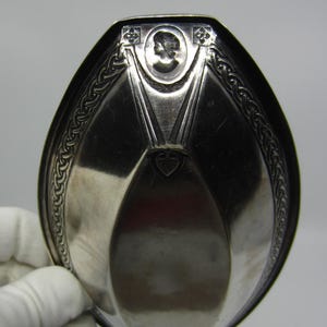 Antique German WMF Silverplated Hair Pin Tray / Trinket Dish Female ...