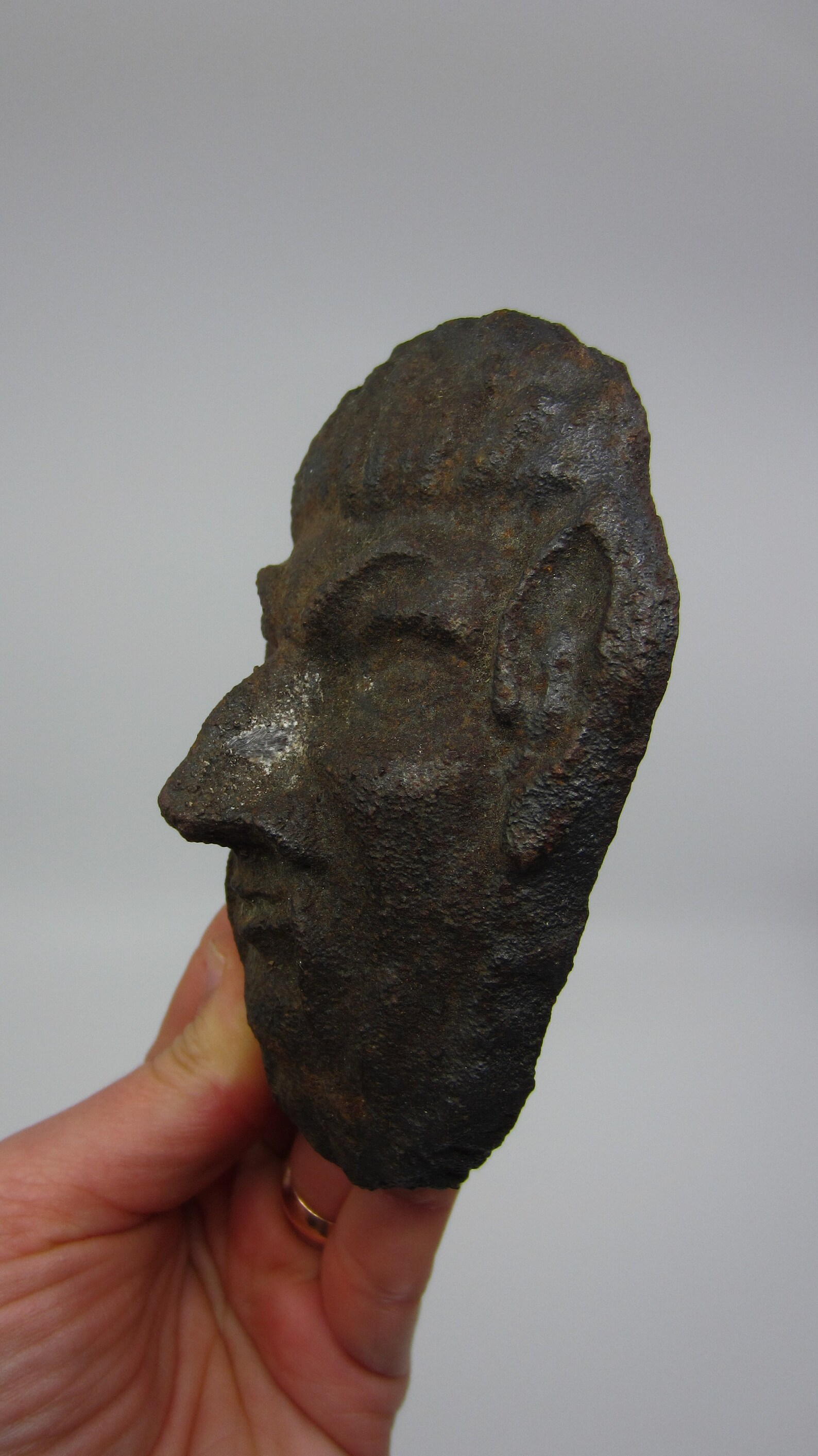 Antique Cast Iron Mascaron Satyr Pan Faun Bearded Face in - Etsy
