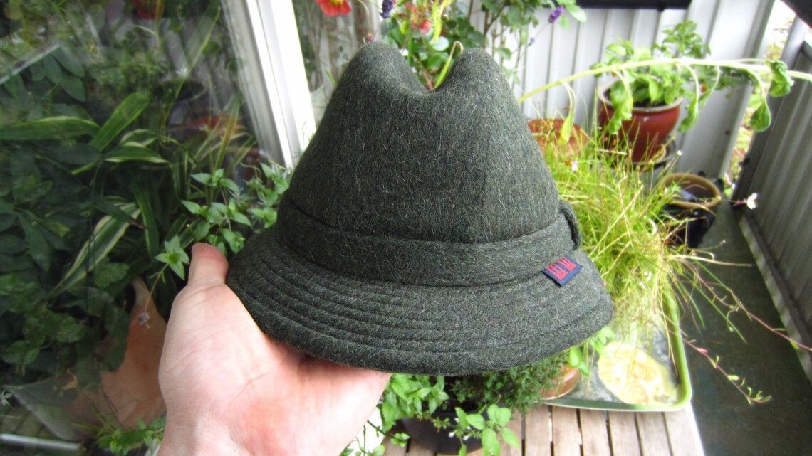 Green Vintage Swedish Woolen Man's Hat Wigens of Sweden | Etsy