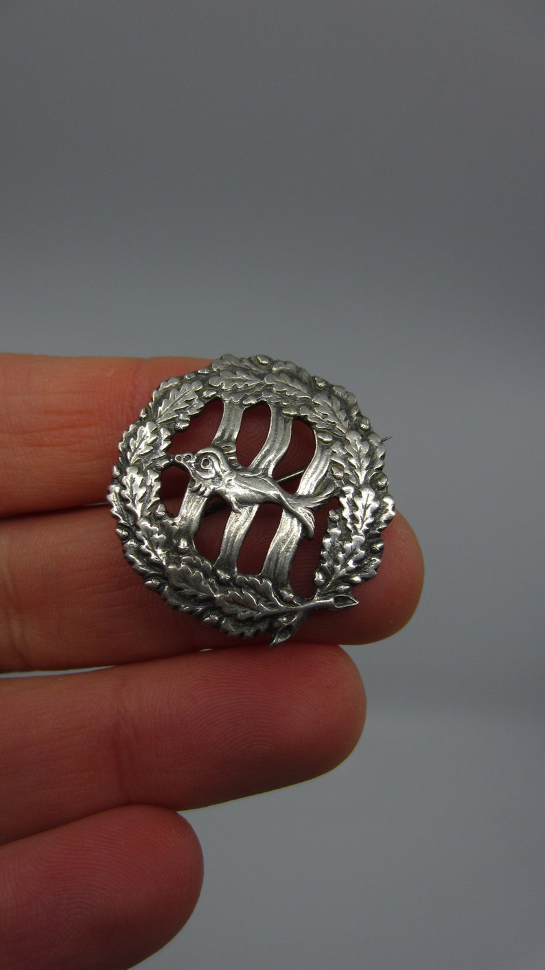 Vintage Swedish S&co Sterling Silver Brooch From 1940 Fish | Etsy