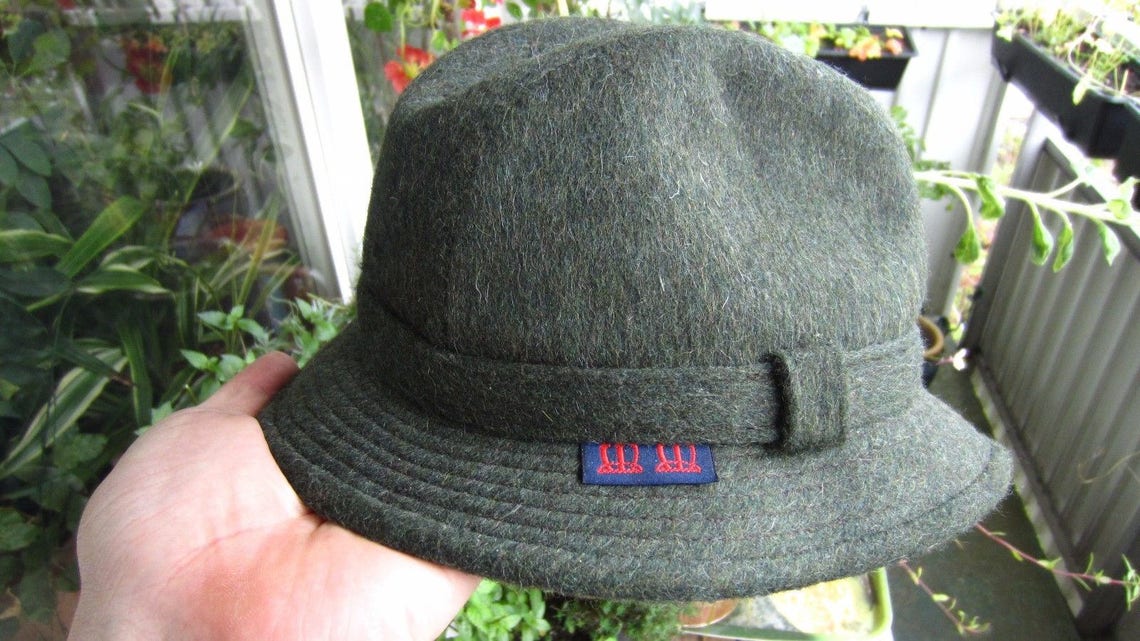 Green Vintage Swedish Woolen Man's Hat Wigens of Sweden - Etsy