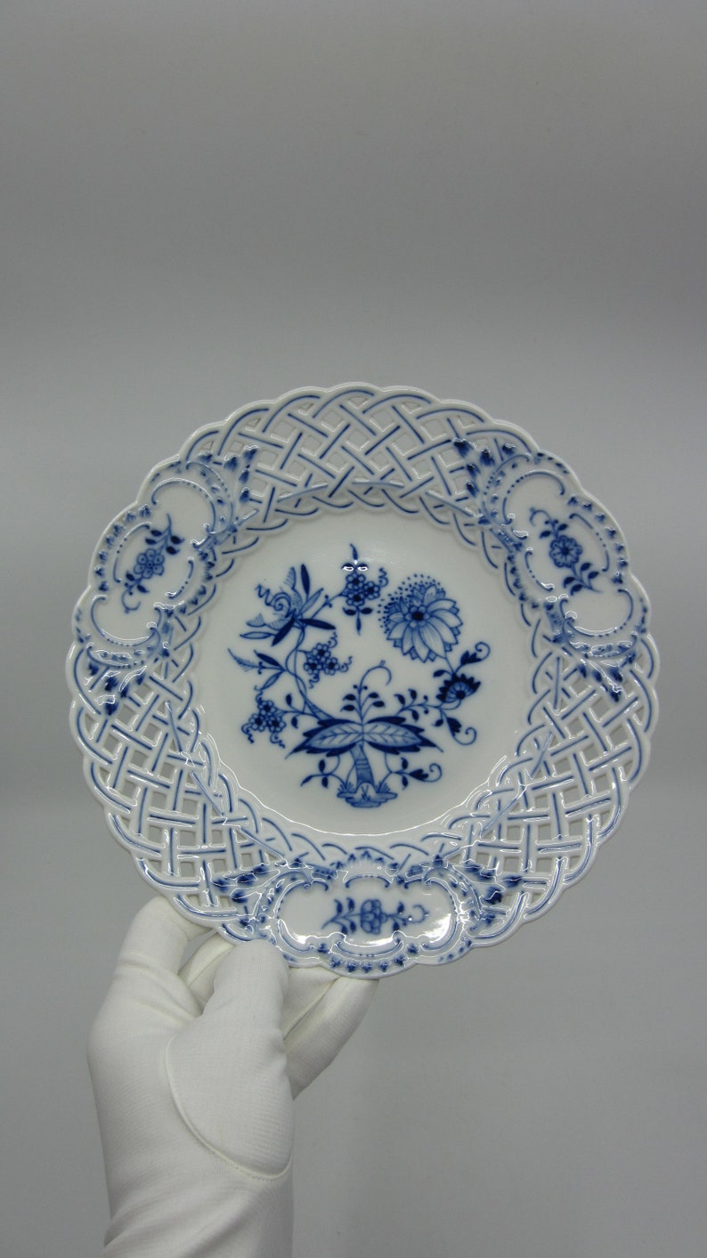 Fine Vintage German Meissen Blue & White Onion Pattern - Etsy