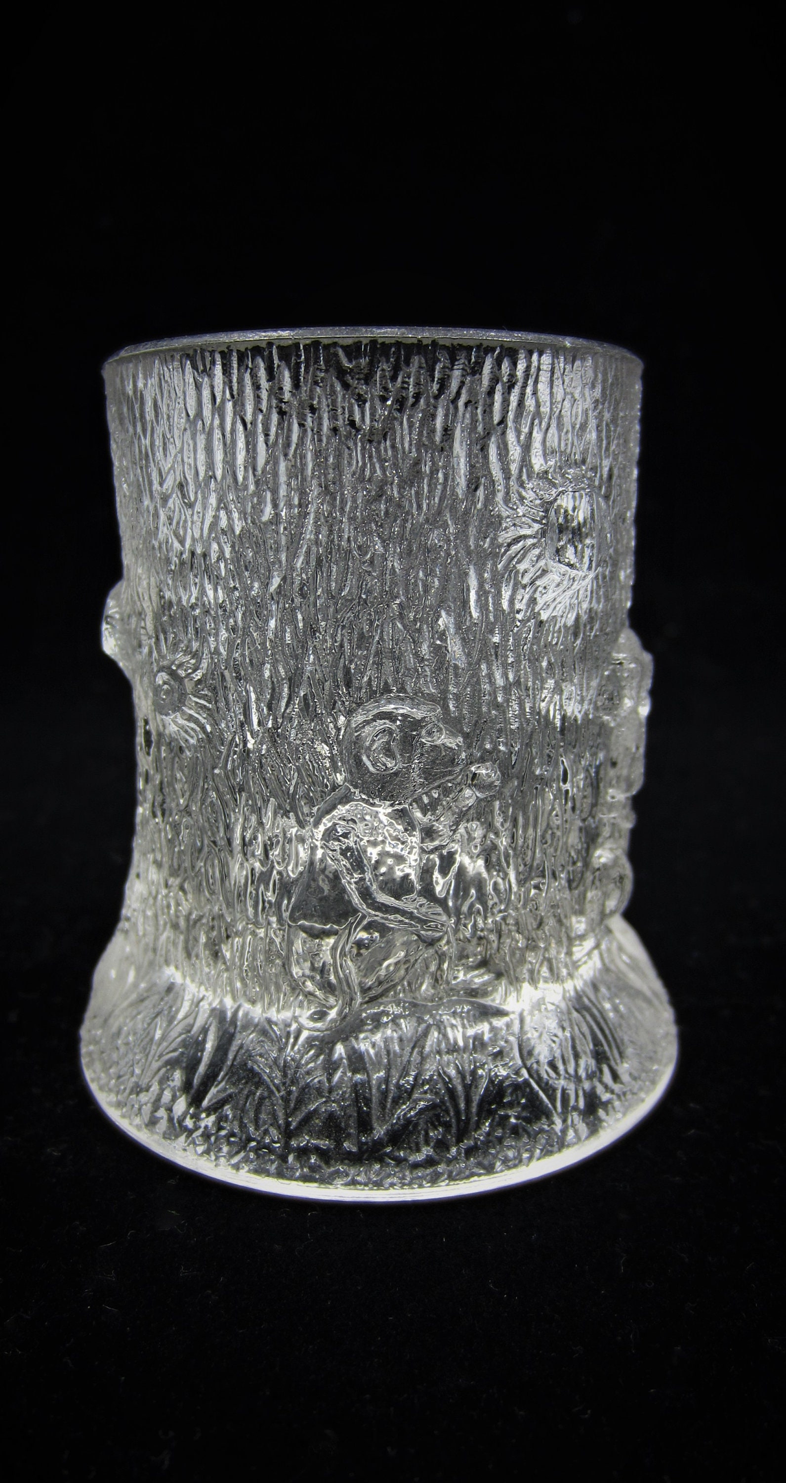 Antique American Clear Glass Toothpick Holder three Monkeys | Etsy