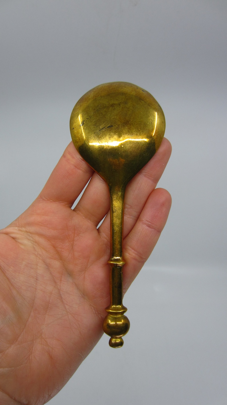 Antique / Vintage Swedish Brass Drinking Spoon Medieval / - Etsy