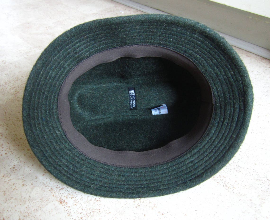 Green Vintage Swedish Woolen Man's Hat Wigens of Sweden | Etsy