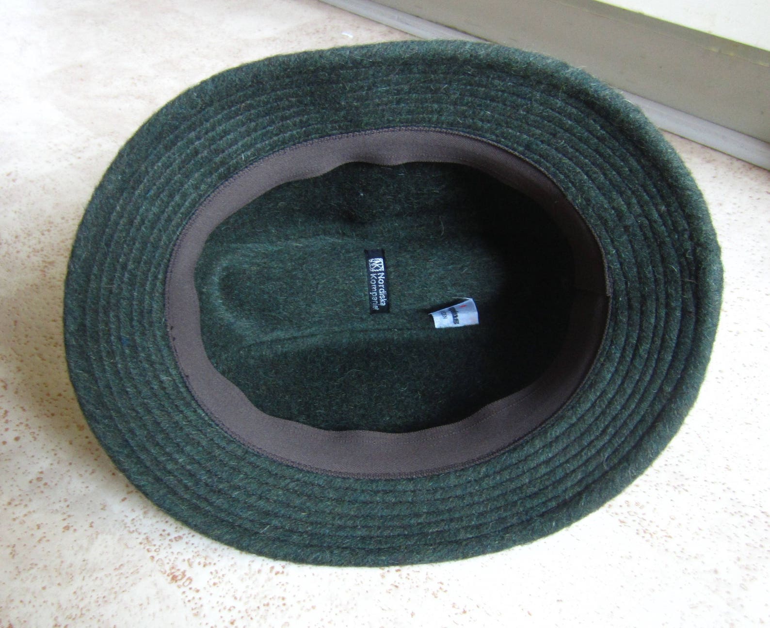 Green Vintage Swedish Woolen Man's Hat Wigens of Sweden Fedora ...