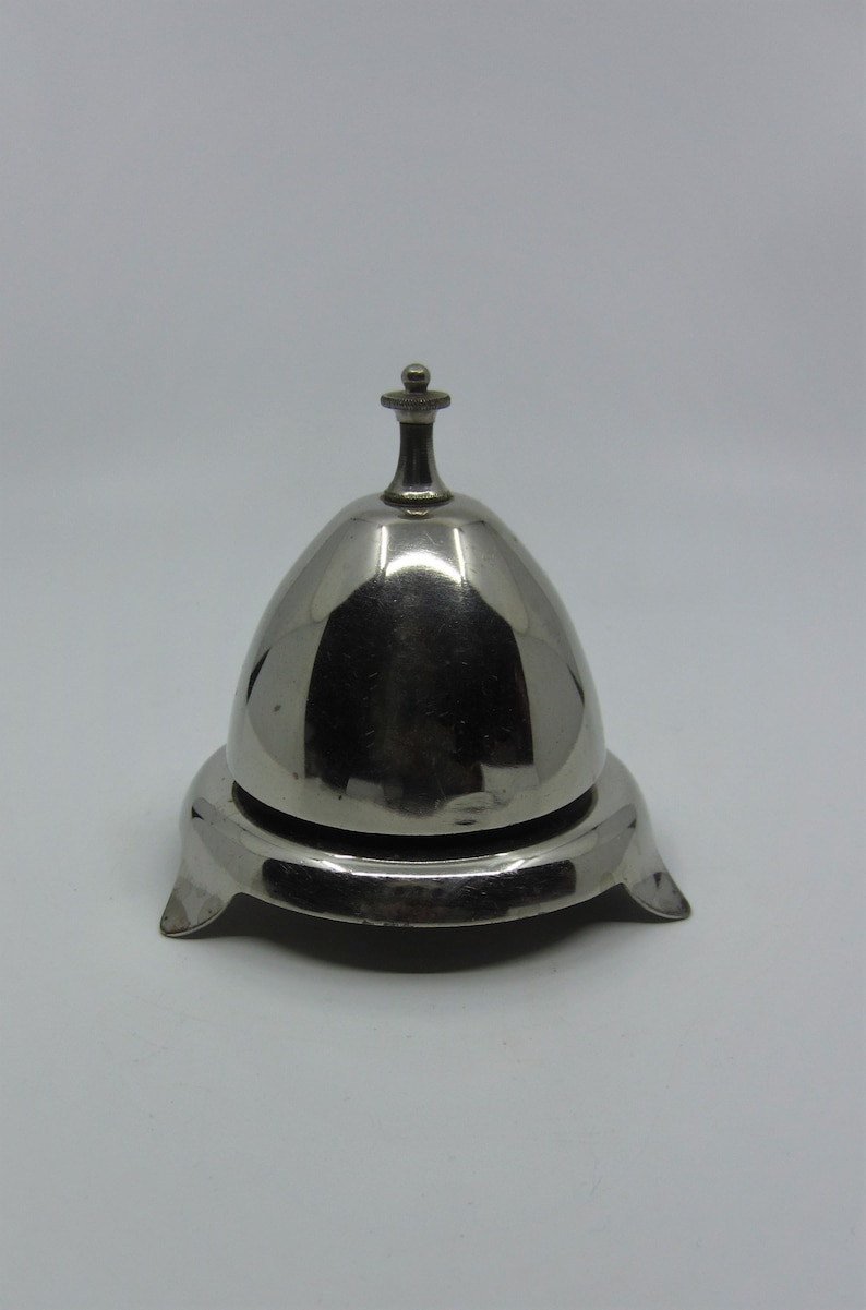 Vintage Chrome Hotel / Reception / Desktop Bell 1930s 1940s - Etsy