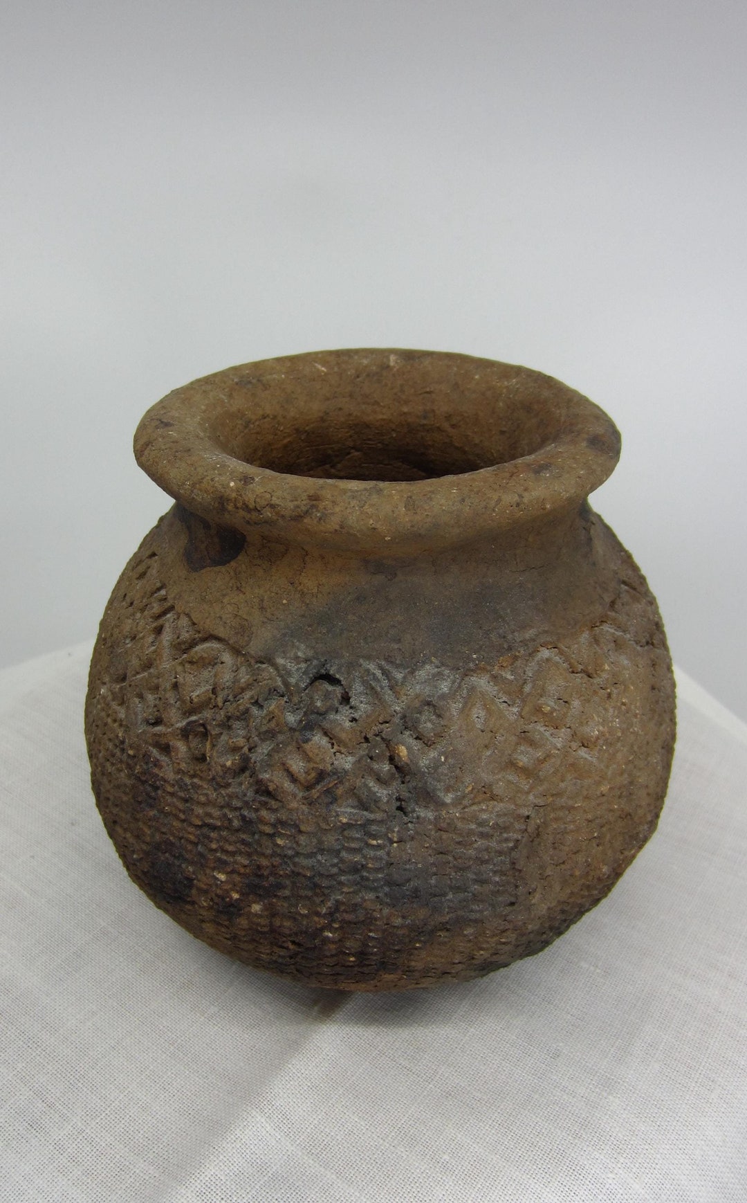 Antique / Vintage African Clay Pot / Water Jar / Cooking Vessel ...