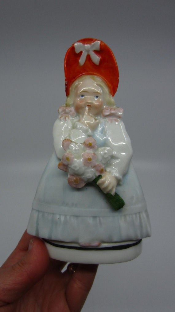 RARE Antique German Goebel Porcelain Figurine / Vase / Pen | Etsy