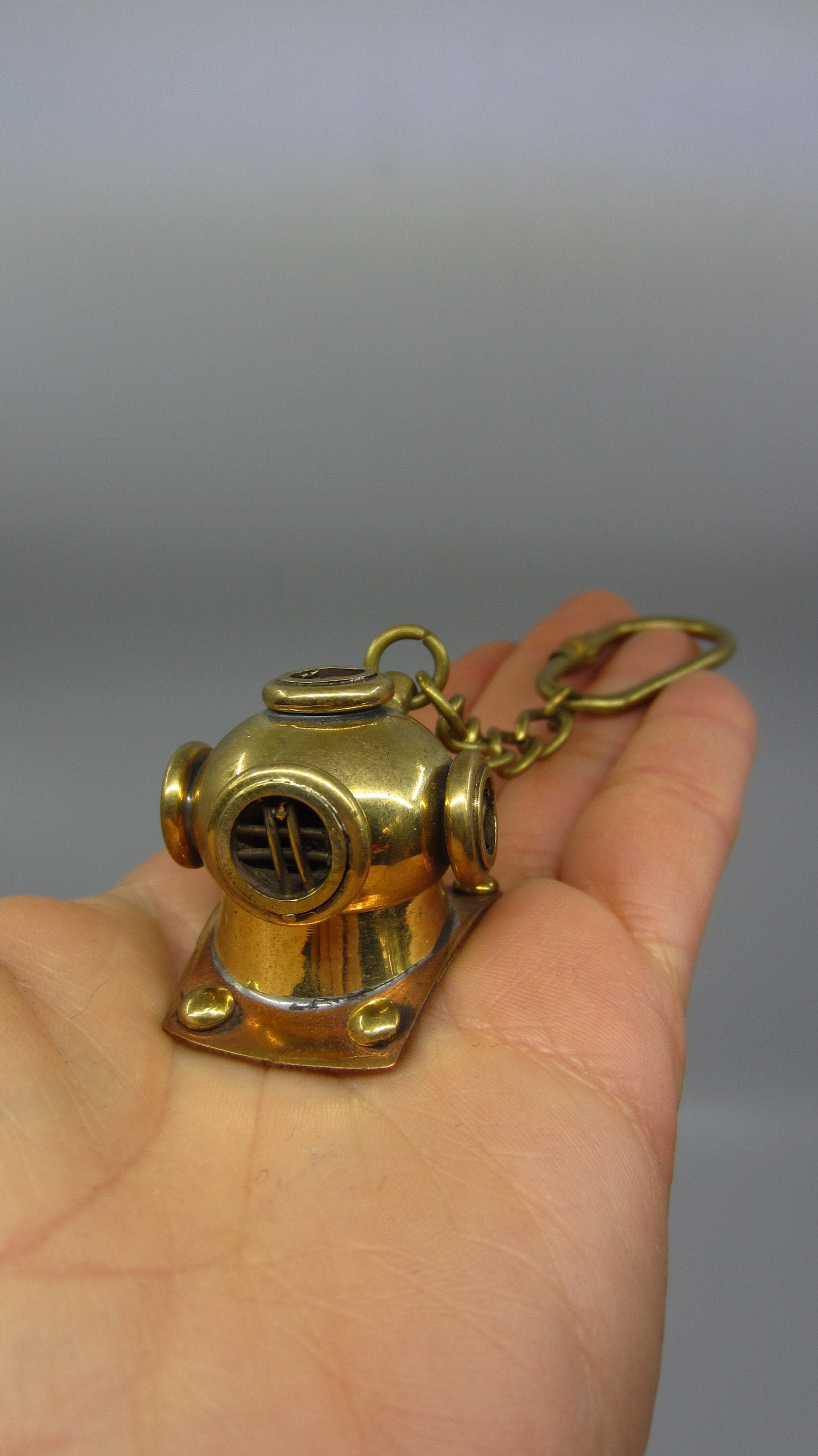 Cute Hilarious Handmade Miniature Diving Helmet in Brass & | Etsy