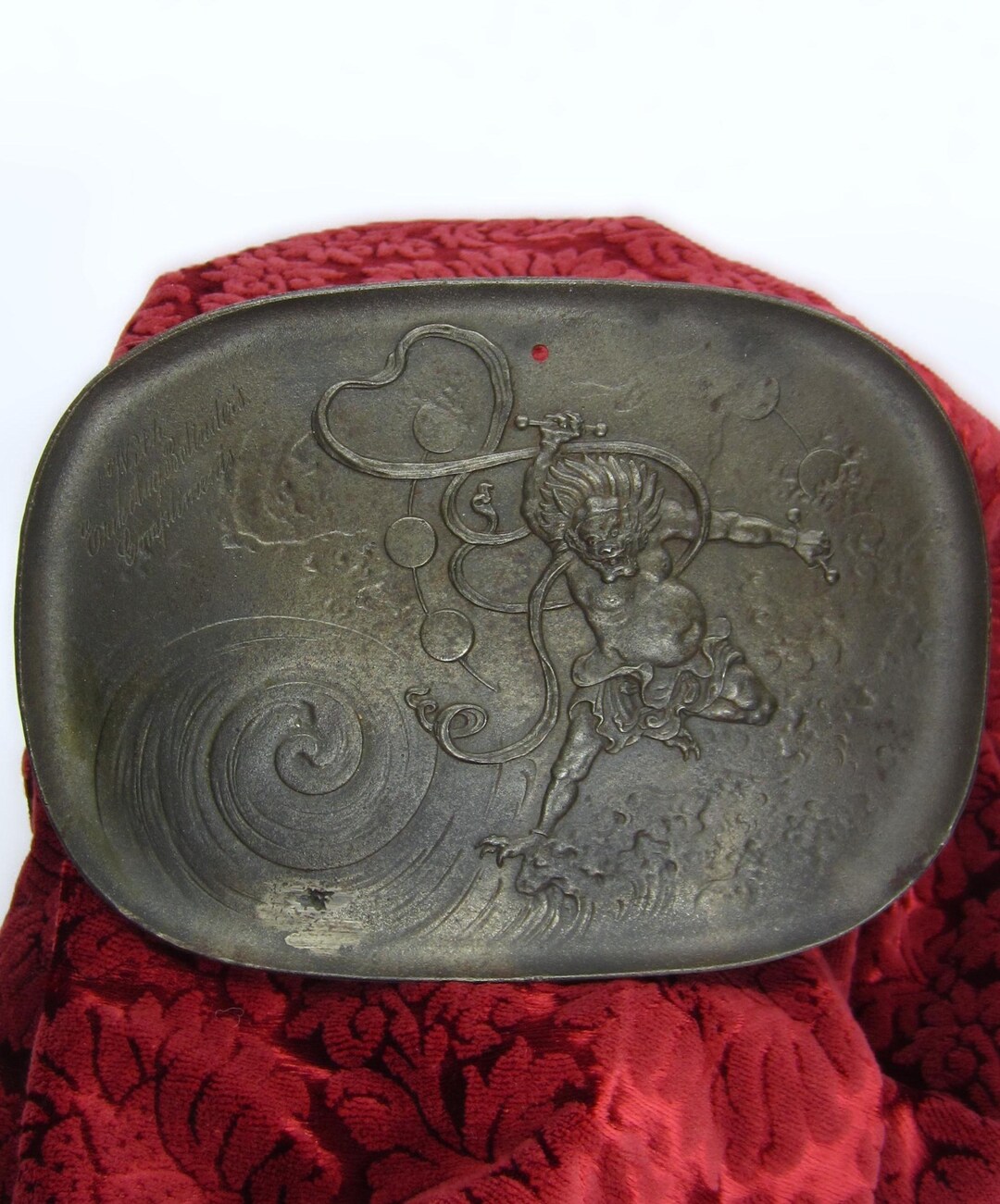 Antique Swedish Bolinders Cast Iron Commemorative Plaque Japanese ...