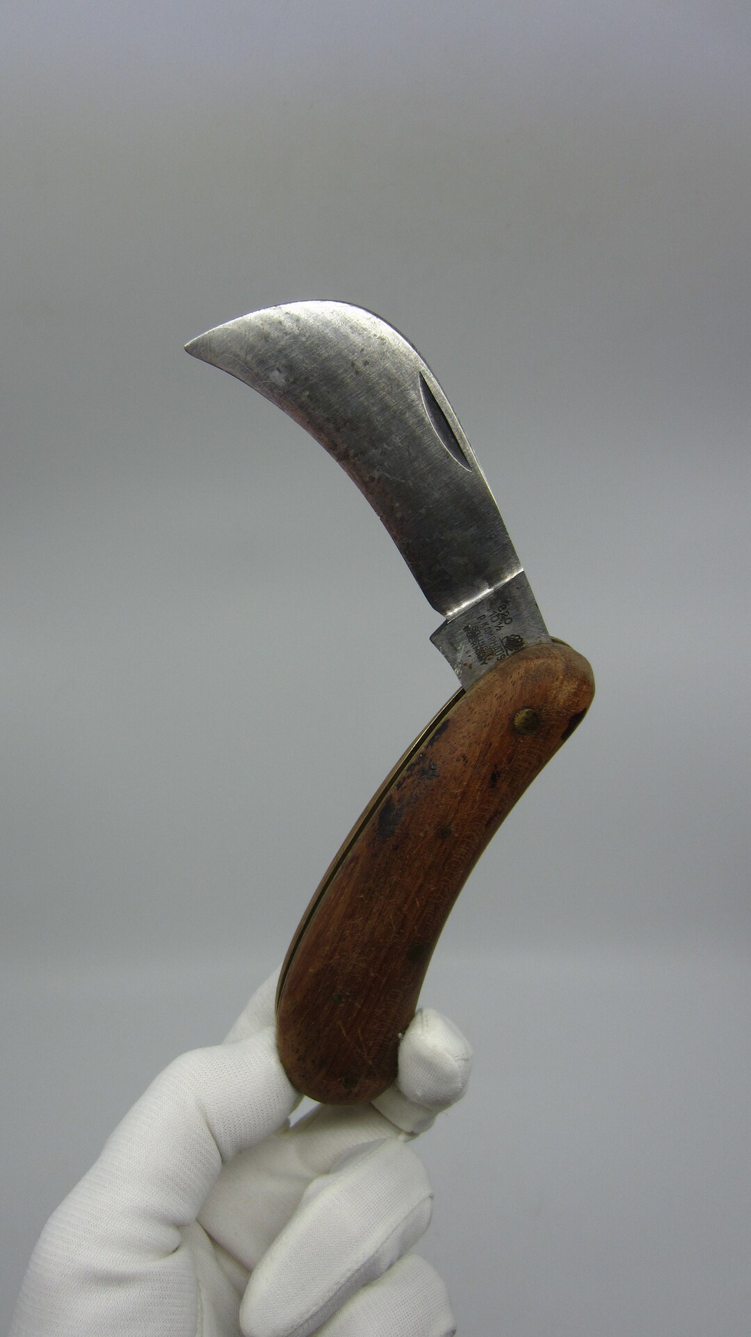 Vintage German P. Kamphaus Solingen Folding Bill Hook Knife Gardening ...
