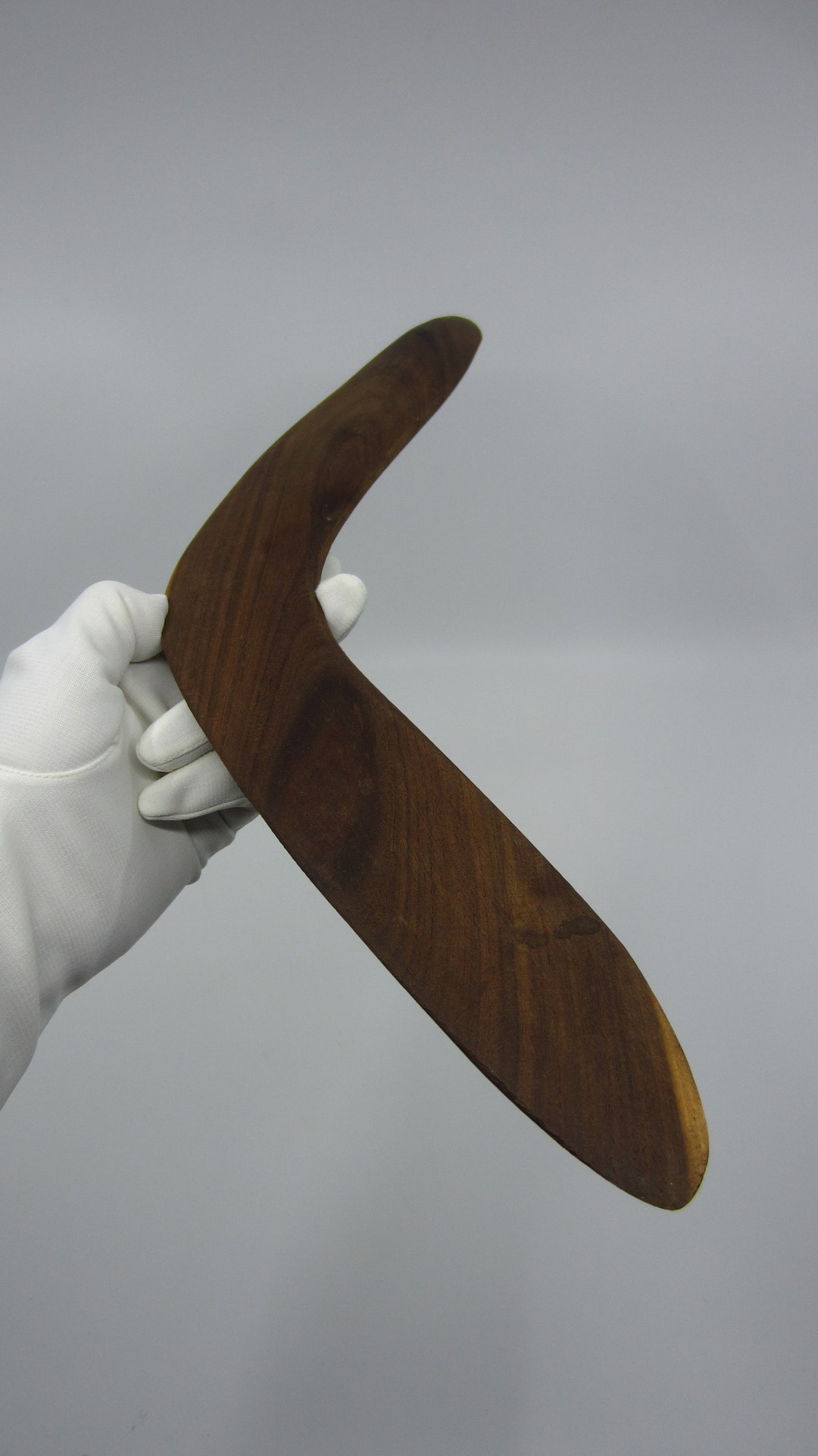 Vintage Australian Handmade Mulga Wood Boomerang Indigenous Folk Art ...