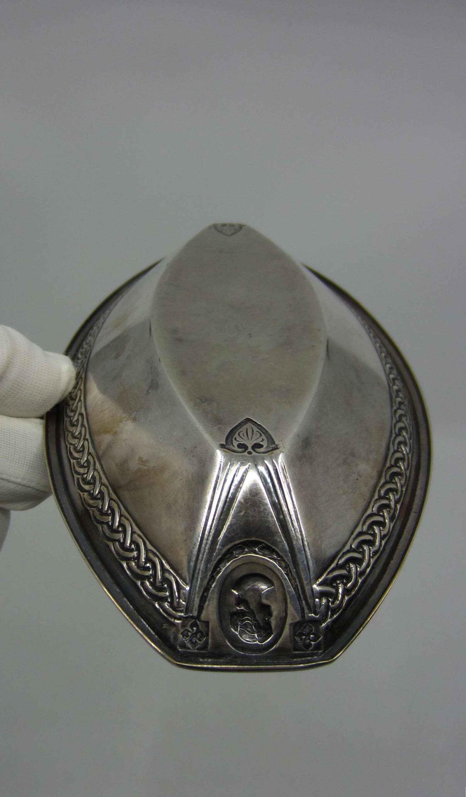 Antique German WMF Silverplated Hair Pin Tray / Trinket Dish Female ...