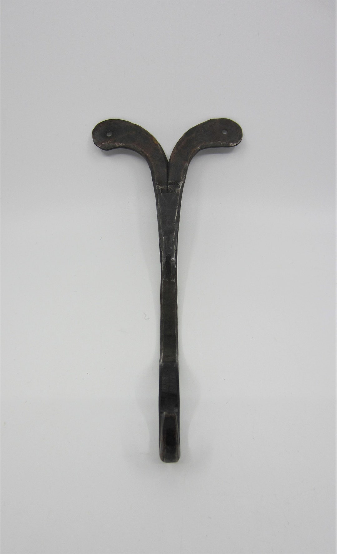 Vintage Swedish Wira Bruk Hand Forged Iron Wall Hook by Artisan ...