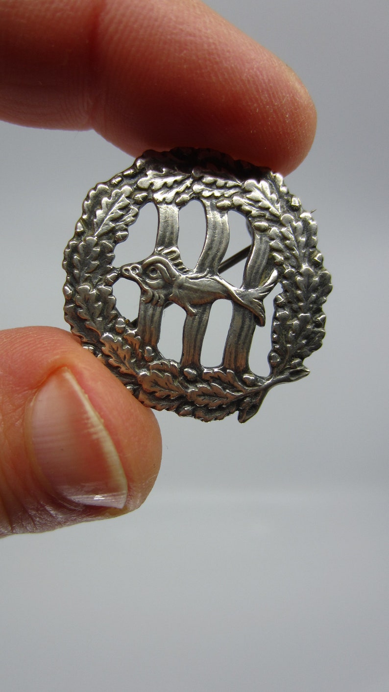 Vintage Swedish S&co Sterling Silver Brooch From 1940 Fish | Etsy