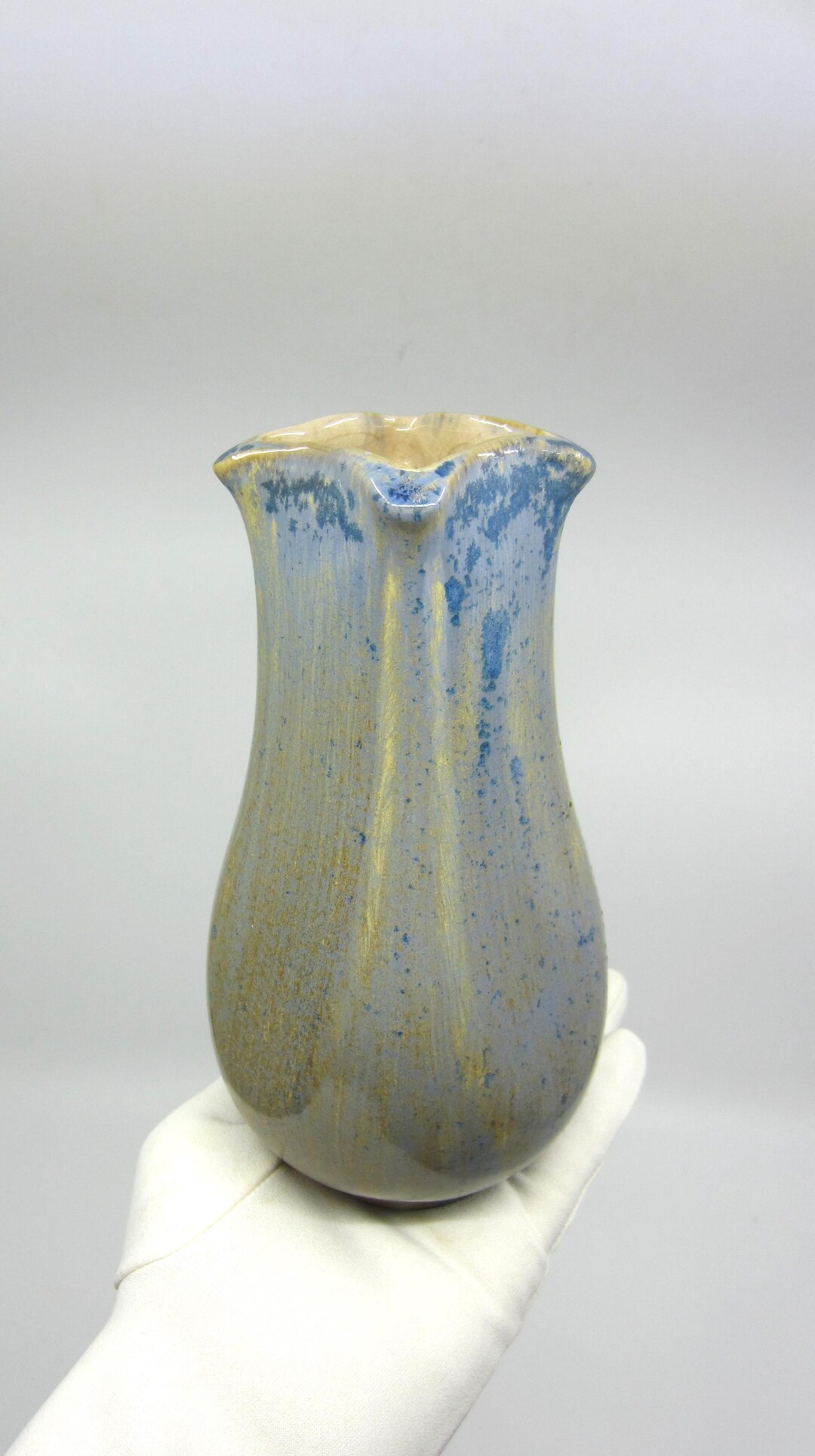 Antique Swedish Rörstrand Ceramic Bud Vase Crystalline & Aventurine ...